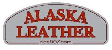 Alaska Leather Tombstone Sticker